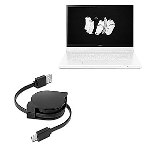BoxWave Cable Compatible with Acer ConceptD 7 Ezel CC715-71-7163 (15.6 in) - miniSync - USB-A to USB Type-C, Retractable Cable - USB-A to USB Type-C
