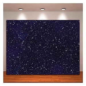 Night Sky Star Universe Space Starry Photography Backdrops Early 2000s Galaxy Stars Children Boy Girl Birthday Party Photo Background Newborn Baby Shower Banner Props 5x3ft