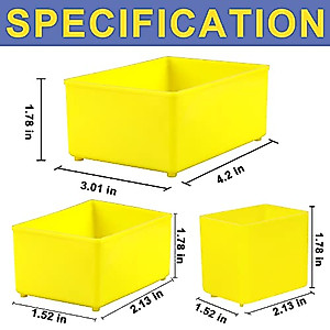 haisstronica 7PCS Large/Medium/Small(3Size) Removable Bins Suitable Storage Organizer(HS-T1A)