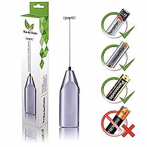 Sweet Matcha Latte Green Tea Powder Japanese Mix 12oz with Electric Milk Frother