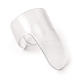 JIM DUNLOP Clear Finger Pick,Medium, Bag of 12 (9032R)