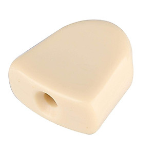 Guitar Tuning Peg Button, 6 Pcs/Set Acrylic Tuning Pegs Buttons Machine Heads Buttons for Guitar(Beige) Gevoline accessories