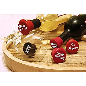 Wine Gifts Set – Luxurious Wine Accessories Set with Wooden Box- Wine Set includes Rechargeable Wine Opener, Aerator, Wine Stoppers & Pairing Guide- The Best Wine Basket Gift - Wine Gifts for Women
