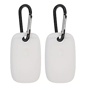 Case for Tile Pro Smart Tag Air Tag Air Tag 2Pcs Silicone Case with Keychain Cover Tracer Protector Compatible for Tile Mate Pro Air Tags Air Tags Air Tag Case Label Holders