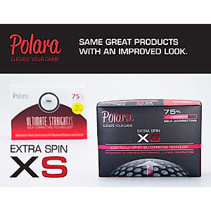 Polara Ultimate Straight Premium Golf Balls | Hook and Slice Correction | Handicap Range 12+ | Perfect for Recreational Golfers | 1 Dozen (12-Balls) | 2pc Construction of Central Core and Outer Cover