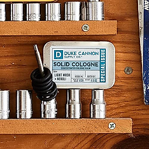 Duke Cannon Supply Co. Solid Cologne - Men's Concentrated Balm, 1.5 oz. (Light Musk + Neroli)