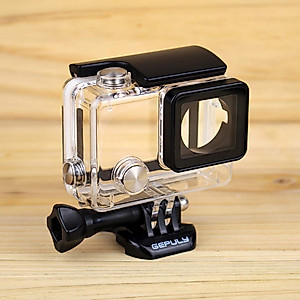 GEPULY Skeleton Housing Case for GoPro Hero 4, Hero 3+, Hero 3 Action Camera Side Open Protective Housing Case with Skeleton Backdoor for GoPro Hero4, Hero3+, Hero3 Camera