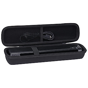 co2CREA Hard Travel Case Replacement for Epson Workforce ES-50 ES-60W DS-70 DS-80 Portable Sheet-fed Document Scanner (Black)