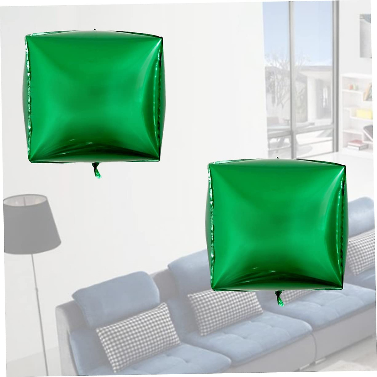 ERINGOGO 10 Pcs 24 Kids Party Decorations Party Decorations for Kids Aluminum Film Balloon Premium Material Balloon Wedding Balloons Love Balloon Cube 24inch Ballons Party Supplies