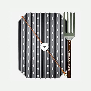 GrillGrate - Top Sitting Grates for Medium Big Green Egg - Accessory for Big Green Egg - 18" x 6" x 4"