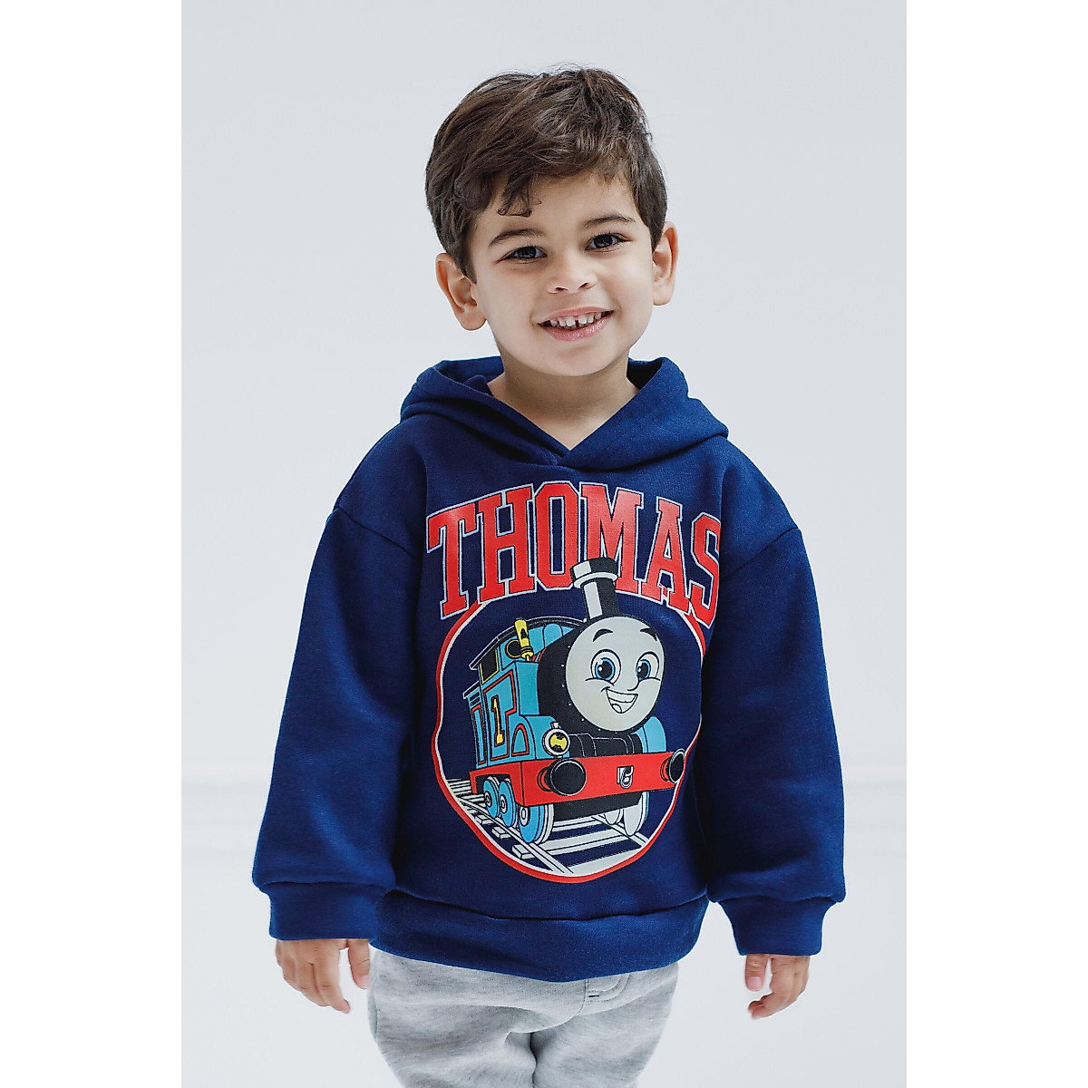Thomas the Tank Engine & Friends Toddler Boys Fleece Pullover Hoodie and Pants Set Blue/Gray 3T