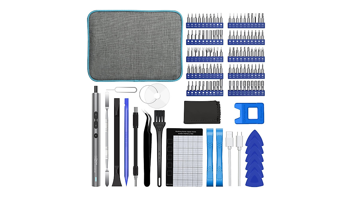 UF-TOOLS Mini Electric Screwdriver Set - 120 in 1 Portable