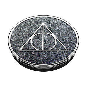 ​​​​PopSockets Phone Grip with Expanding Kickstand, PopSockets for Phone - Enamel Death Hallows Glitter