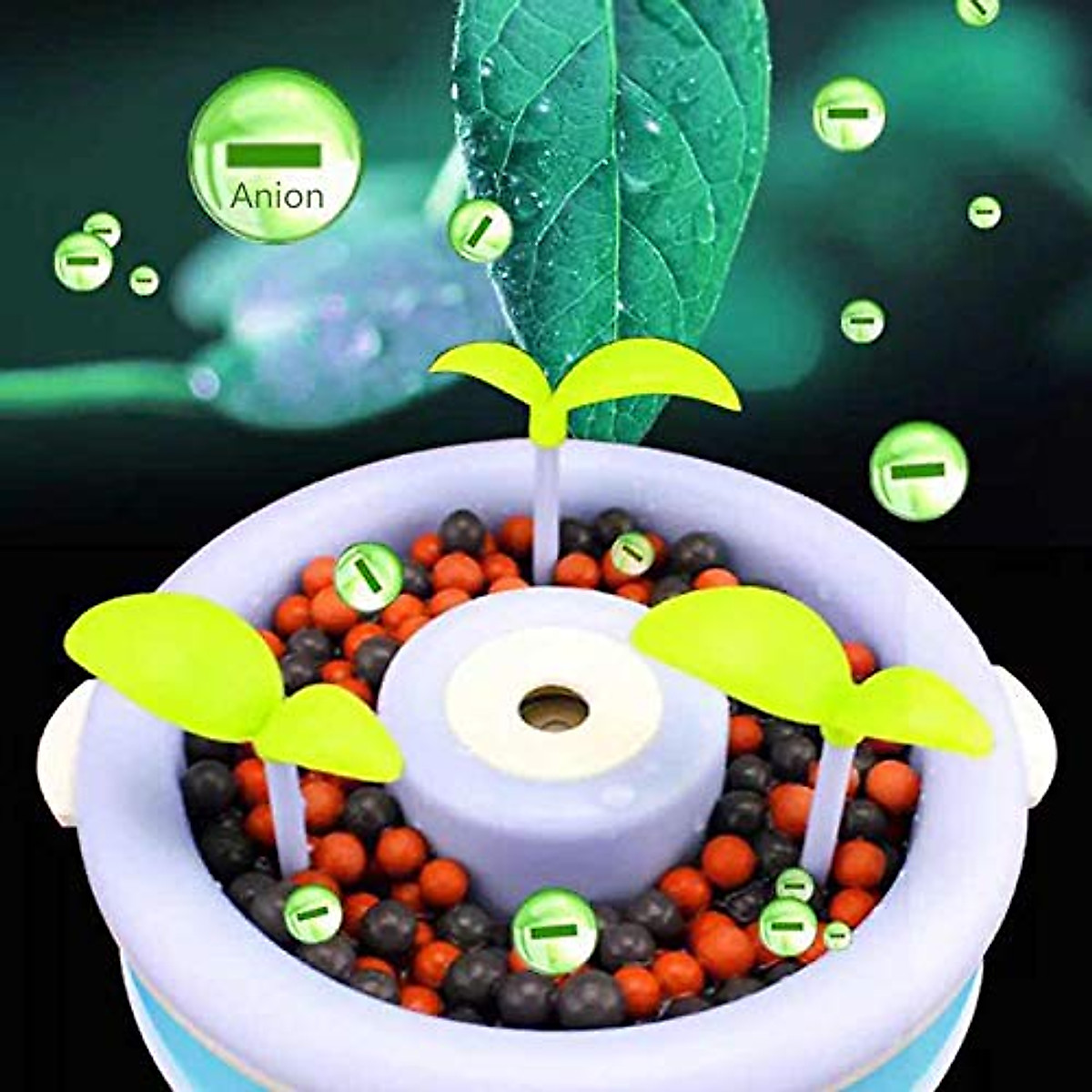 USB Reptile Fogger Humidifier Humidifying Fog Machine Terrarium Tank Potted Plant Pet Supplies for Amphibians Lizard Leopard Gecko Lizard Scorpion Crested Gecko Crickets Beetle(Blue)