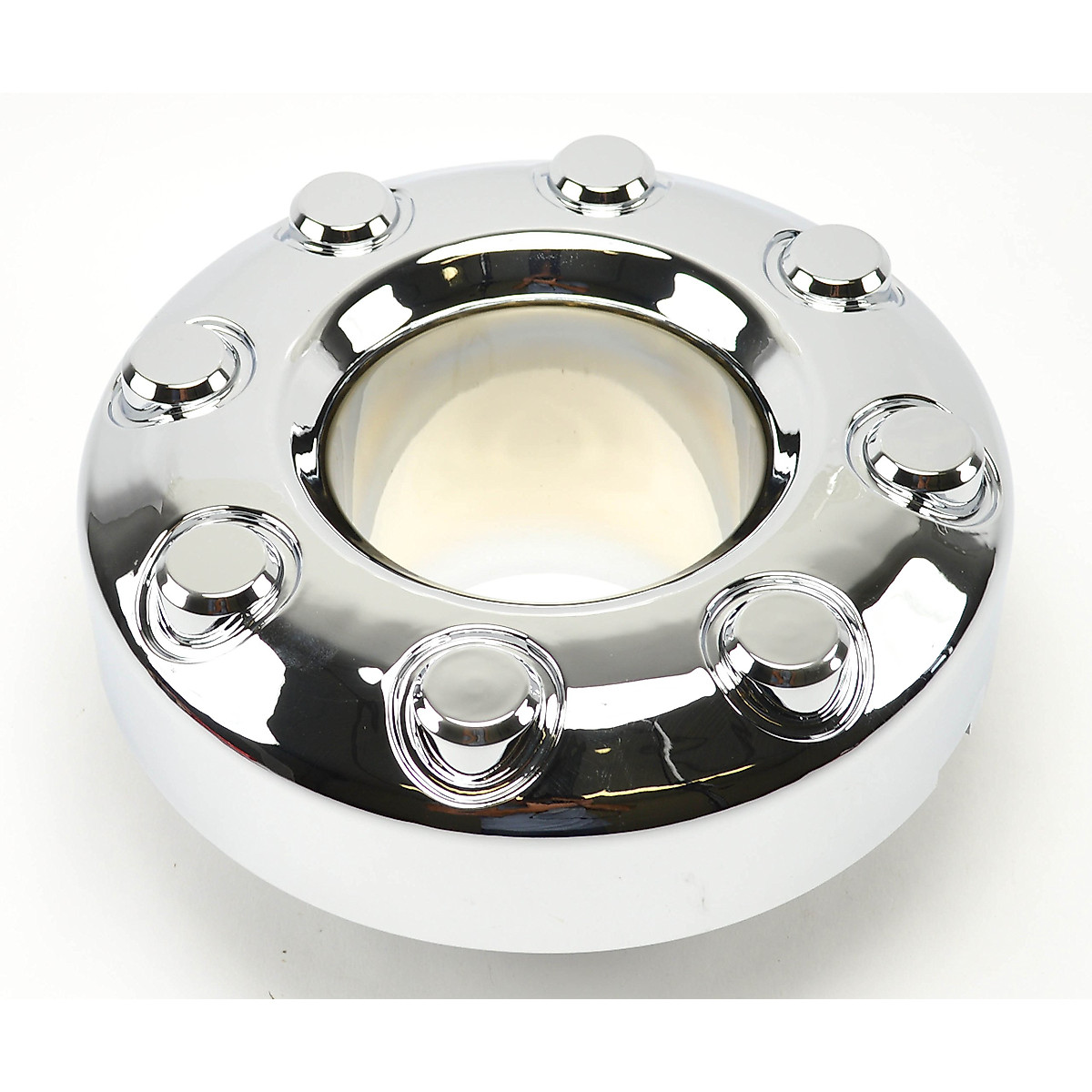 Set of 4 New Chrome 4x4 Open Wheel Center Caps for 2005-2017 Ford F350 Dually Truck