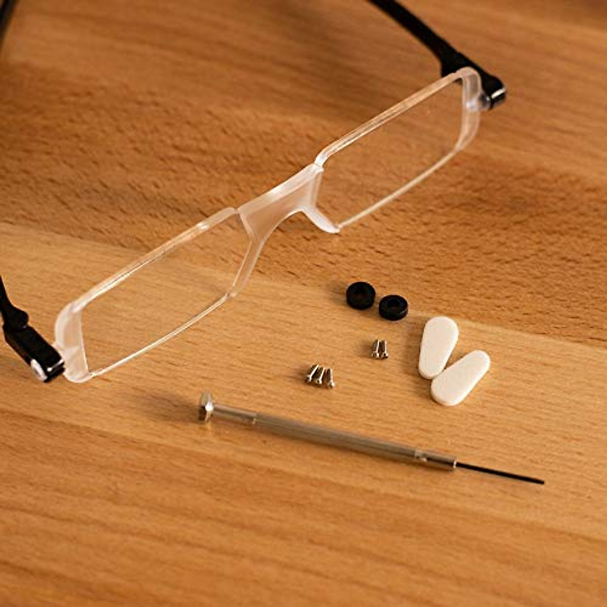11pc Compact Eye Glasses Repair Kit Case for Fixing All Kinds of Broken Glasses