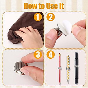 Fulmoon 24 Pcs Pen Holder Clips Manganese Steel Pen Holder Self Adhesive Pen Pencil Organizer with Adjustable Spring Loop for Refrigerator Whiteboard Erase Board Bulletin Map Home Office (Silver)