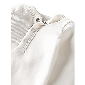 little planet by carter's unisex-baby Baby 2-pack Sleeper Gowns made with Organic Cotton, Light Cream/Heather Grey, 3 Months