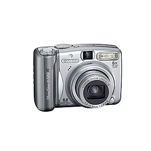Canon PowerShot A720IS 8MP Digital Camera with 6x Optical Image Stabilized Zoom (OLD MODEL)