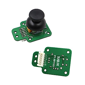 SJ@JX Game Controller Encoder 3D Analog Stick Sensor Fly Joy DIY Arcade Joystick Button Gamepad Code Board for Xbox 360 Nintendo Switch Raspberry Pi PS3 PC Andriod
