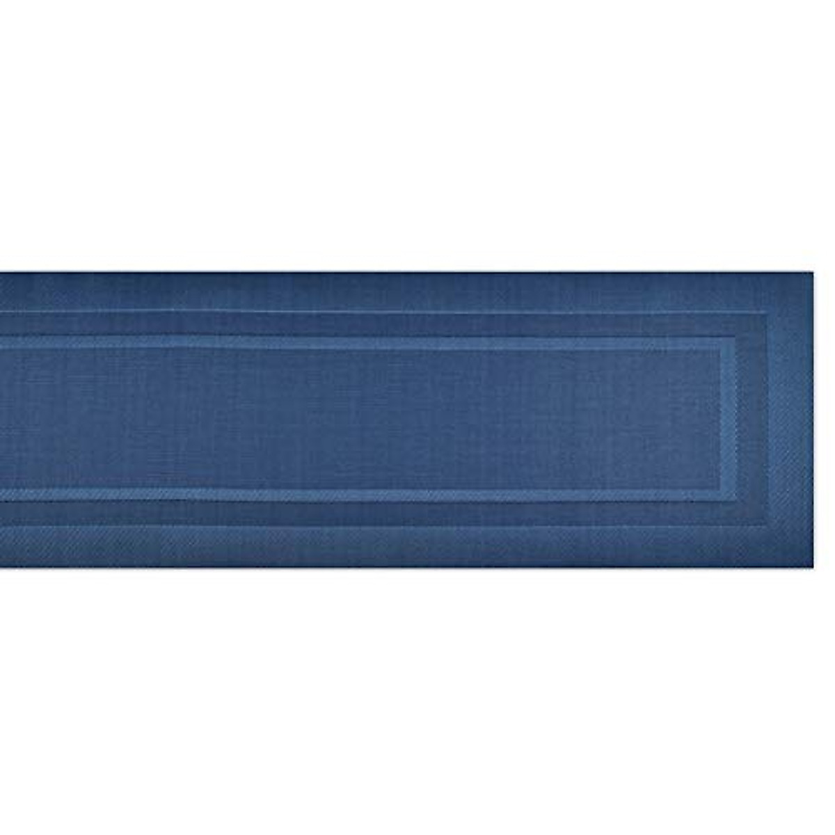DII PVC Tabletop Collection Woven Indoor/Outdoor, Table Runner, 14x72, Nautical Blue