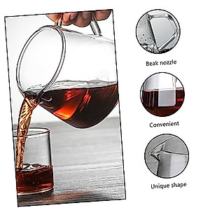 OKUMEYR 1pc Coffee Pot Clear Coffee Mug with Lid Espresso Machines Portable Stove Coffee Cups with Lids Pitcher with Lid Expresso Coffee Cup Portable Milk Jug Espresso Maker Teapot Glass