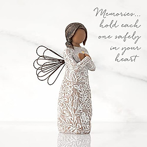 Willow Tree Remembrance (Darker Skin), Sculpted Hand-Painted Angel