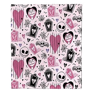 Northwest Nightmare Before Christmas Silk Touch Throw Blanket, 50" x 60", Valentines Pattern