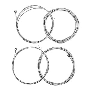 Electric Bass Strings 4 Set of Steel Plated Gauge Strings Bass Guitar Parts 1mm 1.4mm 2mm 2.5mm
