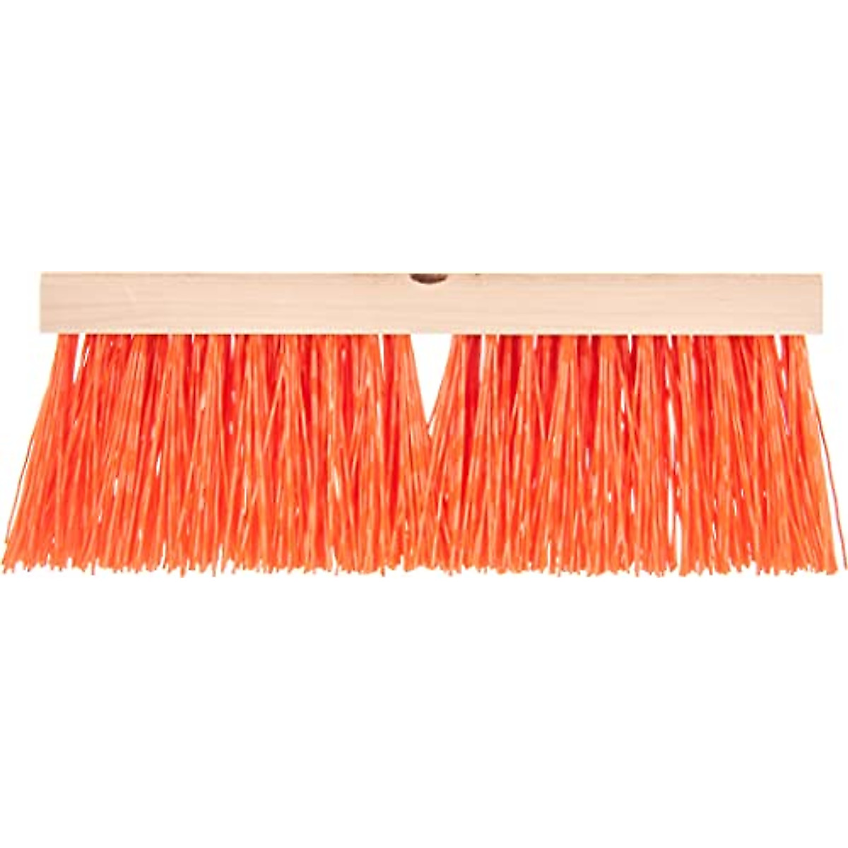SPARTA Flo-Pac Plastic Floor Sweep, Heavy Sweep for Cleaning, 16 Inches, Orange