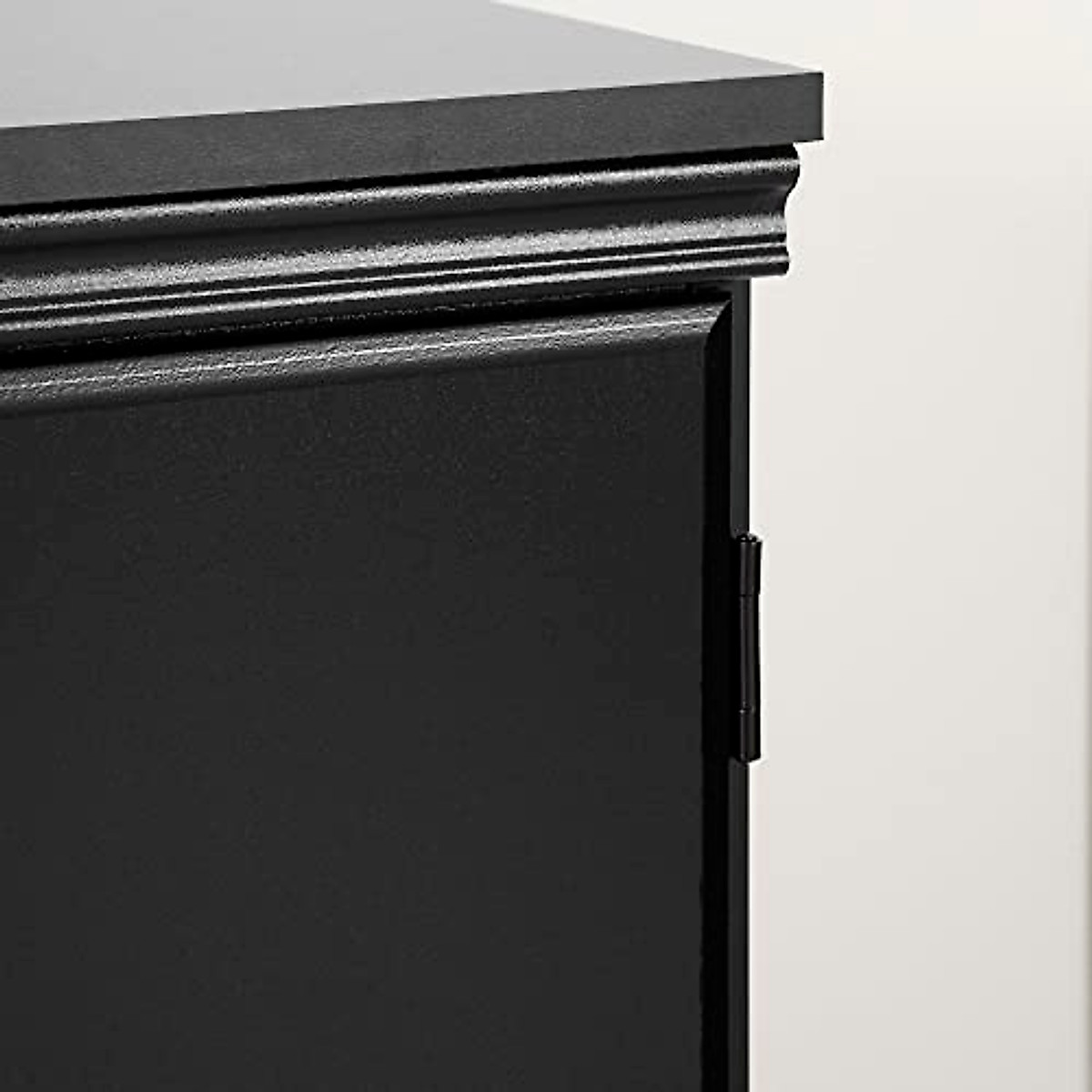 South Shore Morgan Small 2-Door Storage Cabinet Pure Black, 31.5" x 32 3/8" x 32 7/8"