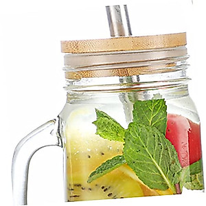 LIGHTAOTAO 3Pcs wooden lid bamboo sealing lids drinking jars lids beer can lids bamboo mason jar lids glass jars lids wide mouth glass jars bottle lid with hole glass bottle drinks Silica gel