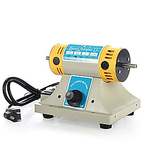 JIAN YA NA Jewelry Rock Polishing Buffer Machine 110V 350W TM-2 Bench Lathe Polisher