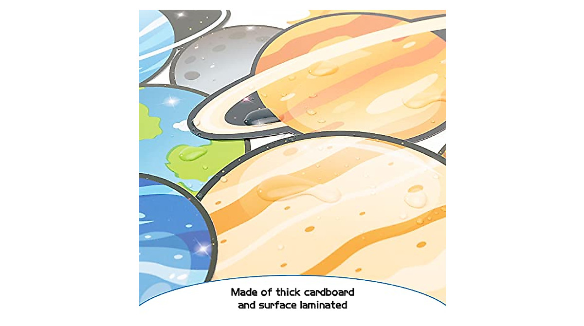 BeYumi Solar System Wall Decals – 45 Planet Space Themed Decor