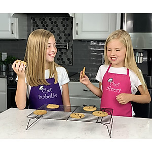 Personalized Kids Apron - Chef Apron for Kids - Add a Name to Personalize Kids Aprons for Girls or Boys