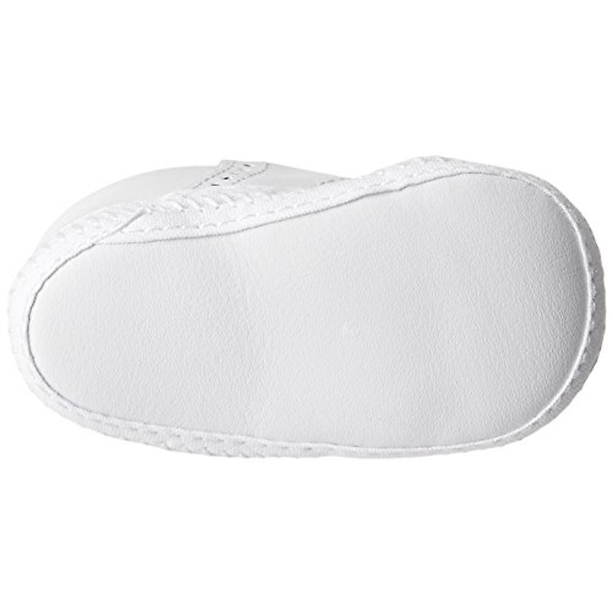 Baby Deer White Leather Saddle Oxford Crib Shoe, Infant, Unisex, Sz 0