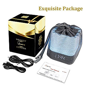 Alarm Clock Bluetooth Speaker Night Light Bluetooth Speaker,Touch Sensor Bedside Lamp,Dimmable Warm Light & Color Changing RGB LED Table Lamp MP3 Music Player for Kids,Bedroom,Camping (Newest Version)