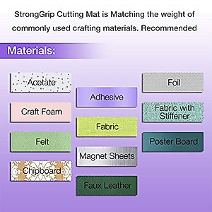 REALIKE 12x12 Cutting Mat for Cricut Maker 3/Maker/Explore 3/Air 2/Air/One(6 Mats), Variety Cut Mats Replacement Accessories for Cricut