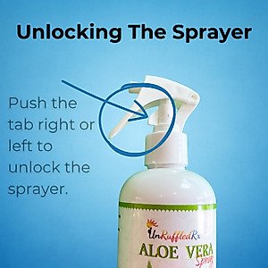 UnRuffledRx Aloe Vera Bird Bath Spray for Daily Care & Skin Health 8 Fl Oz - Soothe, Soften, and Protect Your Bird