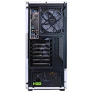 Periphio Castle Prebuilt Gaming PC - AMD Ryzen 5 4600G CPU (4.2GHz Turbo) | Radeon Vega 7 iGPU (4GB) | 1TB M.2 NVMe SSD Storage | 16GB DDR4 RAM | Windows 10 Gaming Desktop Computer | 5G-WiFi + BT