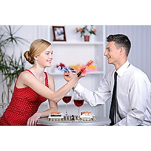 ChopSabers Light Up Lightsaber Chopsticks LED Set, 2 Pairs, Red Blue