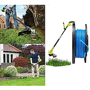 String Trimmer Line for Ryobi Weed Wacker String Replacement Spool, 11ft 0.065" Weed Eater String for Ryobi String Trimmer Refill, for Ryobi Weed Eater String Replacement Spools(16Spools+4Caps)