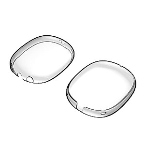 Fottos Case Cover Protective for AirPods Max Headphones, Compatible with Apple AirPods Max, Protective Silicone Sleeve Case for Air Pods Max Headphone（Transparent）