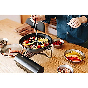 Snow Peak's Home & Camp Burner, Silver, GS-600SL-US, Designed in Japan, Lifetime Product Guarantee, Lightweight and Compact for Camping, Stable Base for Cooking, One Size