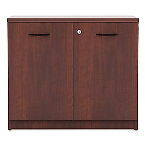Alera alera Valencia Series Storage Cabinet, 34.13w x 22.78d x 29.5h, Mahogany