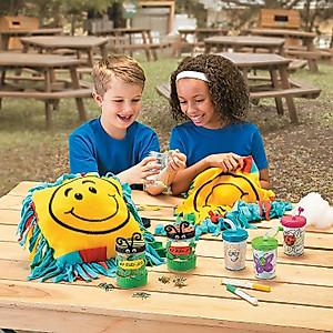 Smile Face Fleece Pillow Craft Kit - Crafts for Kids and Fun Home Activities