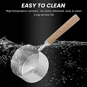 Mini Saucepan 304 Stainless Steel Comfortable Grip Prevent Scalding Portable Milk Butter Warmer Pot 200ml Kitchen Tools
