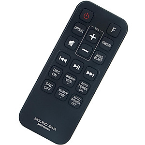 AKB74935621 Replacement Remote Control Applicable for LG Sound Bar SJ2 SJ2.AEUSLLK SJ2.DEUSLLK SQC1