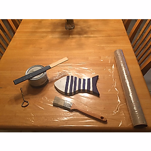 Big Tape Window Plastic Film (FBA) – 12 Feet XL Roll of Plastic for Windows – 17.5 Inch Wide Car Tape for Broken Windows – Waterproof, No Sticky Residue – Easy DIY Installation