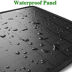 Mellours 10W, Solar Battery Charger 12 Volt, Keep Battery Healthy & Ready 100%, 9 FT Extension Cable, Solar Trickle Charger, Solar Car Battery Charger, Boat Battery Charger, Solar Battery Tender